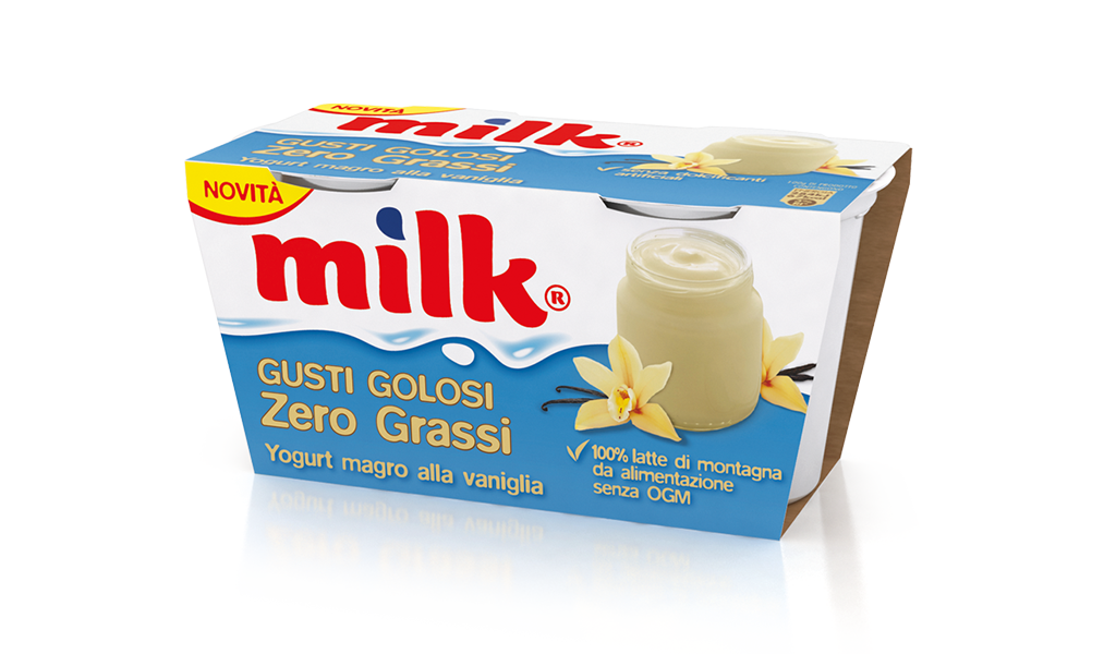 Milk. Solo prodotti buoni e genuini come il latte.